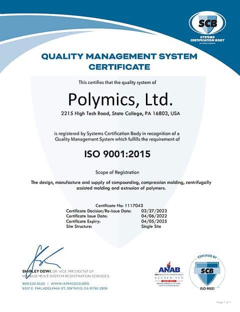 Polymics Products - Polymics, Ltd.