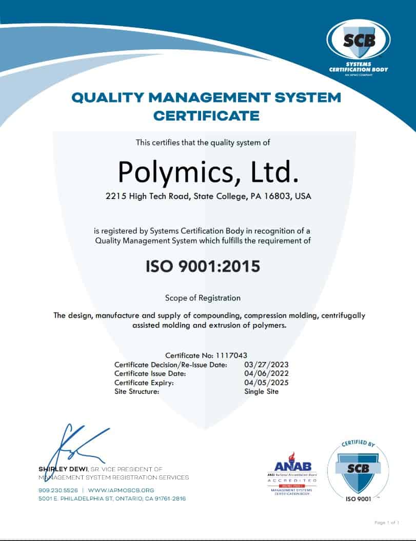 Polymics Products - Polymics, Ltd.